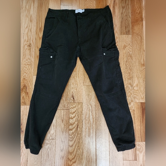 Topman | Pants | Mens Topman Cargo Pants Washed Black 3432 | Poshmark